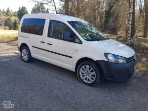 White Volkswagen Caddy 2015 in Vilnius, with an engine capacity of 1.60 L and mileage of 271 thousand km for 3999 €, photo 4 on AUTOMOTO.COM.LV