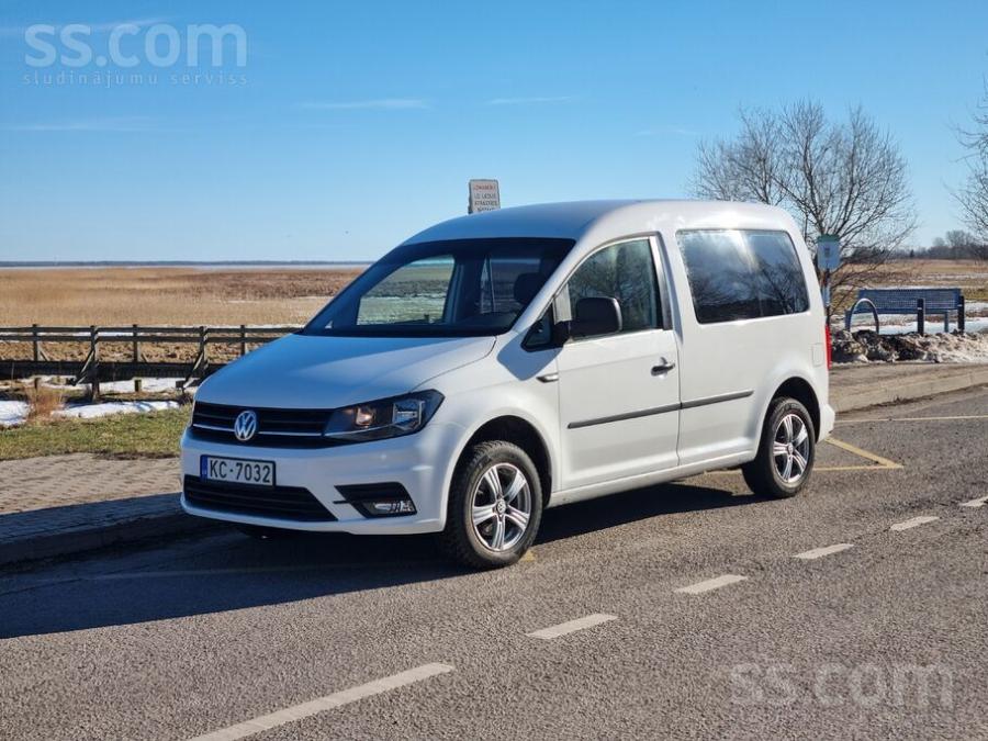 Balts Volkswagen Caddy 2015 Liepāja, ar dzinēja tilpumu 1.60 L un nobraukumu 248 tūkst. km par 6500 €, foto 1 vietnē AUTOMOTO.COM.LV