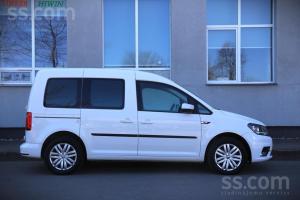 White Volkswagen Caddy 2015 in Riga, with an engine capacity of 2.00 L and mileage of 289 thousand km for 6995 €, photo 4 on AUTOMOTO.COM.LV