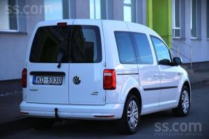 White Volkswagen Caddy 2015 in Riga, with an engine capacity of 2.00 L and mileage of 289 thousand km for 6995 €, photo 7 on AUTOMOTO.COM.LV