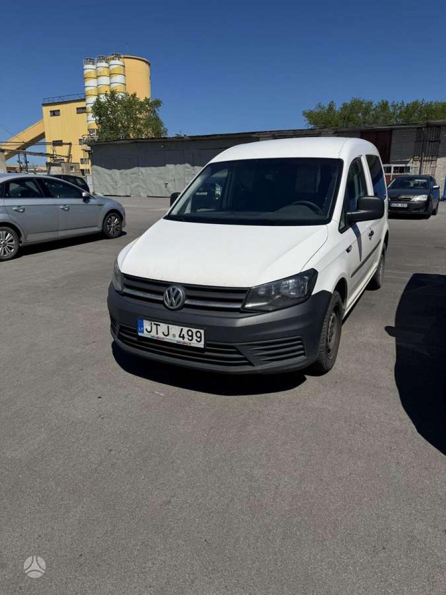 White Volkswagen Caddy 2015 in Klaipeda, with an engine capacity of 1.97 L and mileage of 289 thousand km for 5550 €, photo 1 on AUTOMOTO.COM.LV