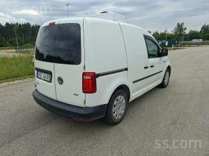 White Volkswagen Caddy 2015 in Riga, with an engine capacity of 1.60 L and mileage of 376 thousand km for 6700 €, photo 5 on AUTOMOTO.COM.LV