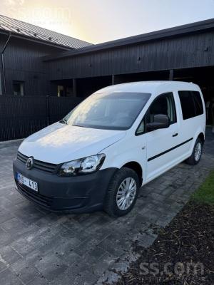 Volkswagen Caddy 2015 in Riga on AUTOMOTO.COM.LV White Volkswagen Caddy 2015 in Riga, with an engine capacity of 1.60 L and mileage of 222 thousand km for 4500 €, photo 1 on AUTOMOTO.COM.LV
