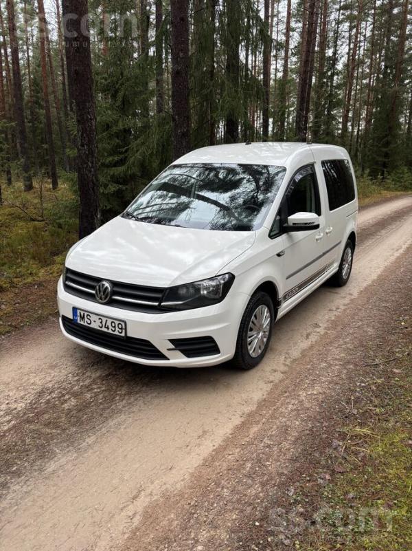 Balts Volkswagen Caddy 2016 Ogre, ar dzinēja tilpumu 2.00 L un nobraukumu 349 tūkst. km par 6750 €, foto 1 vietnē AUTOMOTO.COM.LV