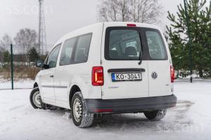 White Volkswagen Caddy 2016 in Riga, with an engine capacity of 2.00 L and mileage of 236 thousand km for 7290 €, photo 6 on AUTOMOTO.COM.LV