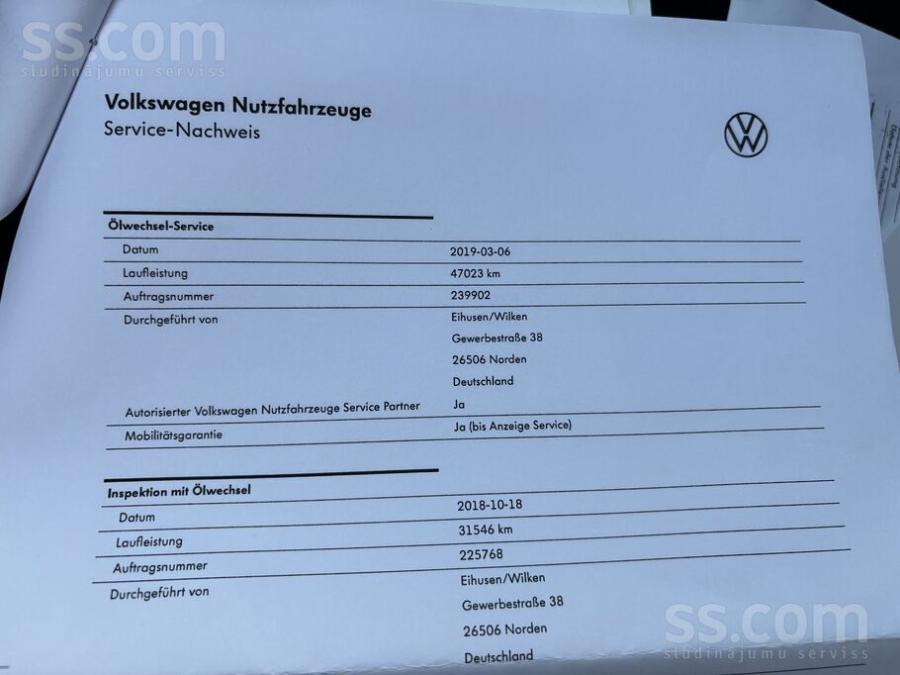 White Volkswagen Caddy 2017 in Ogre, with an engine capacity of 1.40 L and mileage of 233 thousand km for 6900 €, photo 16 on AUTOMOTO.COM.LV