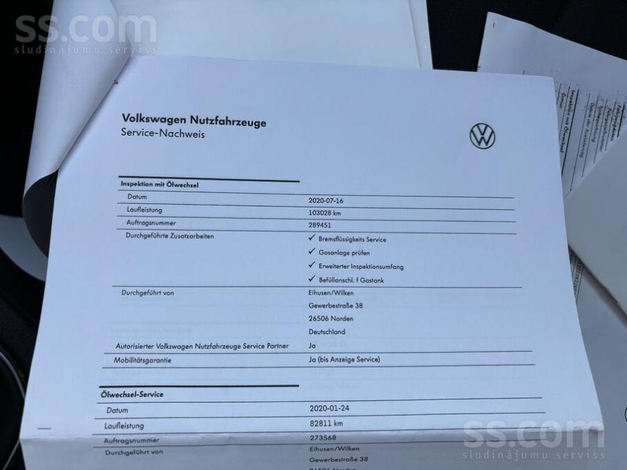 White Volkswagen Caddy 2017 in Ogre, with an engine capacity of 1.40 L and mileage of 233 thousand km for 6900 €, photo 18 on AUTOMOTO.COM.LV