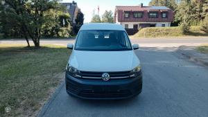 White Volkswagen Caddy 2017 in Vilnius, with an engine capacity of 2.00 L and mileage of 218 thousand km for 9400 €, photo 6 on AUTOMOTO.COM.LV