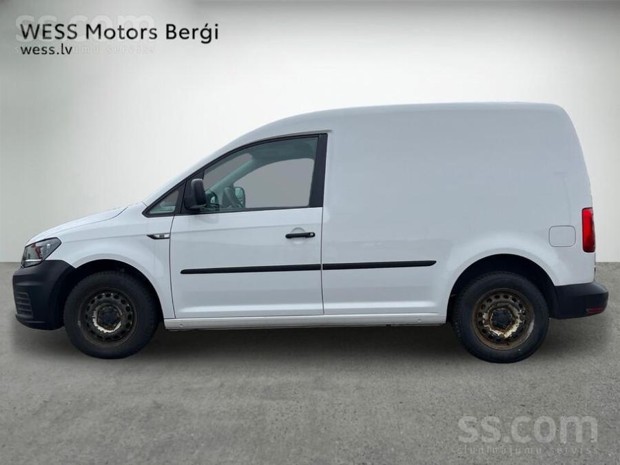 White Volkswagen Caddy 2017 in Riga, with an engine capacity of 2.00 L and mileage of 223 thousand km for 8490 €, photo 4 on AUTOMOTO.COM.LV