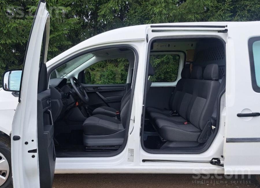 Balts Volkswagen Caddy 2017 Rīga, ar dzinēja tilpumu 2.00 L un nobraukumu 0 tūkst. km par 10900 €, foto 9 vietnē AUTOMOTO.COM.LV