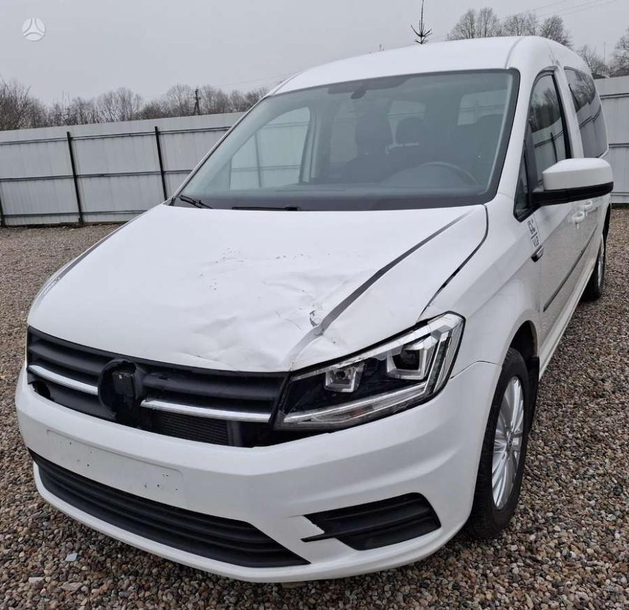 Balts Volkswagen Caddy 2018 Kauņa, ar dzinēja tilpumu 2.00 L un nobraukumu 241 tūkst. km par 7684 €, foto 1 vietnē AUTOMOTO.COM.LV