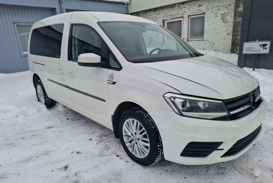 Balts Volkswagen Caddy 2018 Kauņa, ar dzinēja tilpumu 2.00 L un nobraukumu 241 tūkst. km par 7805 €, foto 1 vietnē AUTOMOTO.COM.LV