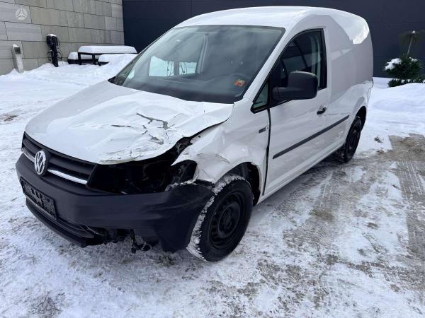 White Volkswagen Caddy 2018 in Kaunas, with an engine capacity of 1.97 L and mileage of 157 thousand km for 5350 €, photo 7 on AUTOMOTO.COM.LV