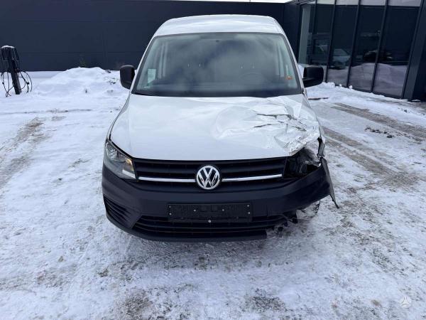 White Volkswagen Caddy 2018 in Kaunas, with an engine capacity of 1.97 L and mileage of 157 thousand km for 5350 €, photo 9 on AUTOMOTO.COM.LV