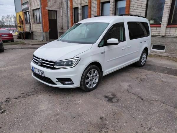 Белый Фольксваген Кадди 2018 в Талси, объемом двигателя 2.00 л и пробегом 0 тыс. км за 12500 €, фото 1 на AUTOMOTO.COM.LV