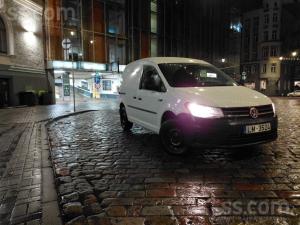 White Volkswagen Caddy 2018 in Riga, with an engine capacity of 2.00 L and mileage of 258 thousand km for 7200 €, photo  on AUTOMOTO.COM.LV