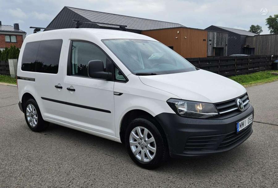 Balts Volkswagen Caddy 2018 Viļņa, ar dzinēja tilpumu 1.97 L un nobraukumu 217 tūkst. km par 8300 €, foto 1 vietnē AUTOMOTO.COM.LV