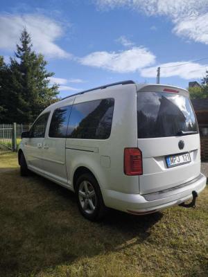 White Volkswagen Caddy 2018 in Kaunas, with an engine capacity of 2.00 L and mileage of 129 thousand km for 15500 €, photo 6 on AUTOMOTO.COM.LV