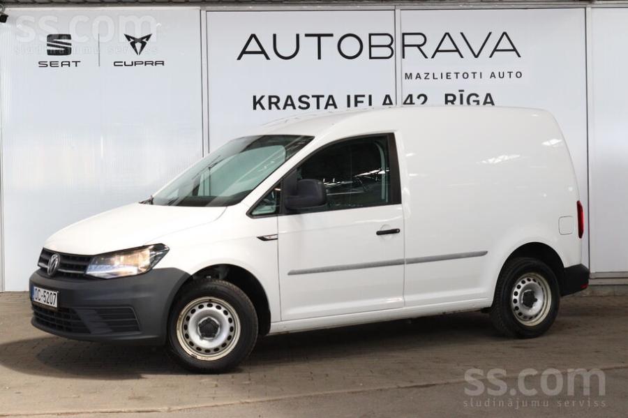 Balts Volkswagen Caddy 2019 Rīga, ar dzinēja tilpumu 2.00 L un nobraukumu 90 tūkst. km par 9900 €, foto 1 vietnē AUTOMOTO.COM.LV