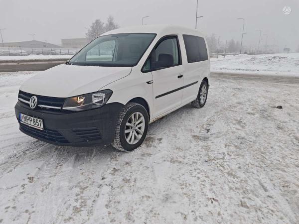 White Volkswagen Caddy 2019 in Siauliai, with an engine capacity of 1.97 L and mileage of 143 thousand km for 10800 €, photo 2 on AUTOMOTO.COM.LV