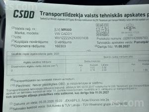 Белый Фольксваген Кадди 2019 в Екабпилс, объемом двигателя 2.00 л и пробегом 160 тыс. км за 8800 €, фото 7 на AUTOMOTO.COM.LV