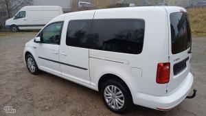 White Volkswagen Caddy 2020 in Kaunas, with an engine capacity of 0.00 L and mileage of 55 thousand km for 28467 €, photo 3 on AUTOMOTO.COM.LV