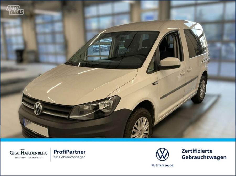 White Volkswagen Caddy 2020 in Kaunas, with an engine capacity of 2.00 L and mileage of 49 thousand km for 26396 €, photo 1 on AUTOMOTO.COM.LV