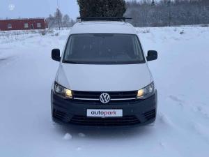 White Volkswagen Caddy 2020 in Ukmerge, with an engine capacity of 1.97 L and mileage of 99 thousand km for 9900 €, photo 2 on AUTOMOTO.COM.LV