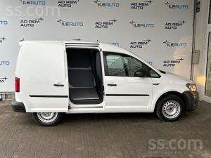 White Volkswagen Caddy 2020 in Riga, with an engine capacity of 2.00 L and mileage of 123 thousand km for 14500 €, photo 7 on AUTOMOTO.COM.LV