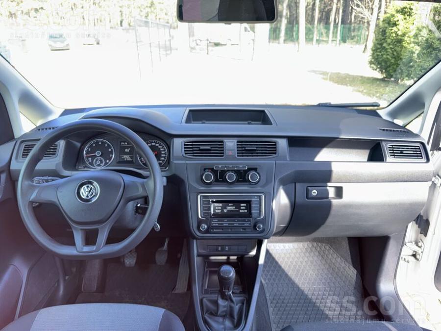 White Volkswagen Caddy 2020 in Riga, with an engine capacity of 1.00 L and mileage of 122 thousand km for 9990 €, photo 11 on AUTOMOTO.COM.LV