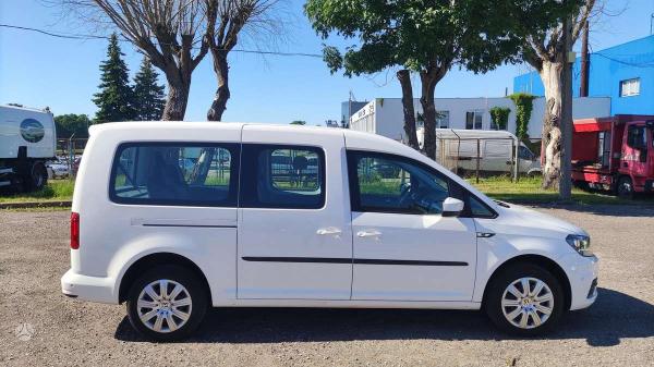 White Volkswagen Caddy 2020 in Klaipeda, with an engine capacity of 1.97 L and mileage of 252 thousand km for 12550 €, photo 9 on AUTOMOTO.COM.LV