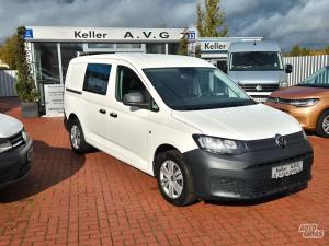 Balts Volkswagen Caddy 2021 Kauņa, ar dzinēja tilpumu 2.00 L un nobraukumu 31 tūkst. km par 23374 €, foto  vietnē AUTOMOTO.COM.LV
