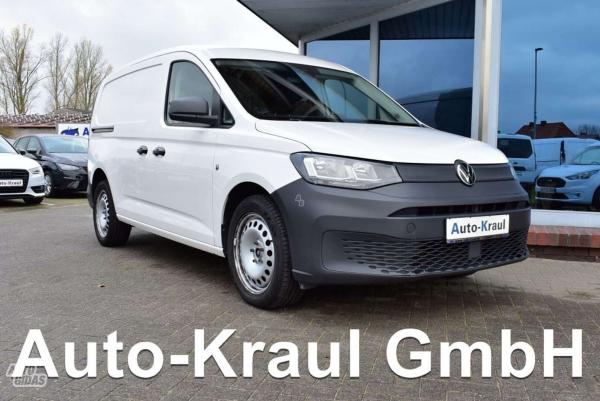 White Volkswagen Caddy 2021 in Kaunas, with an engine capacity of 2.00 L and mileage of 77 thousand km for 21523 €, photo 1 on AUTOMOTO.COM.LV