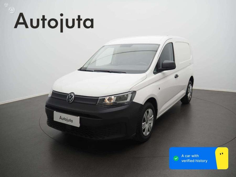 White Volkswagen Caddy 2021 in Vilnius, with an engine capacity of 1.97 L and mileage of 137 thousand km for 14500 €, photo 1 on AUTOMOTO.COM.LV