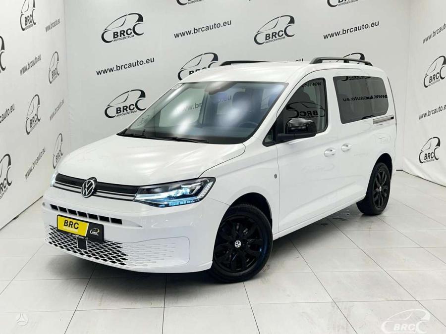 White Volkswagen Caddy 2021 in Vilnius, with an engine capacity of 1.97 L and mileage of 235 thousand km for 18800 €, photo 1 on AUTOMOTO.COM.LV
