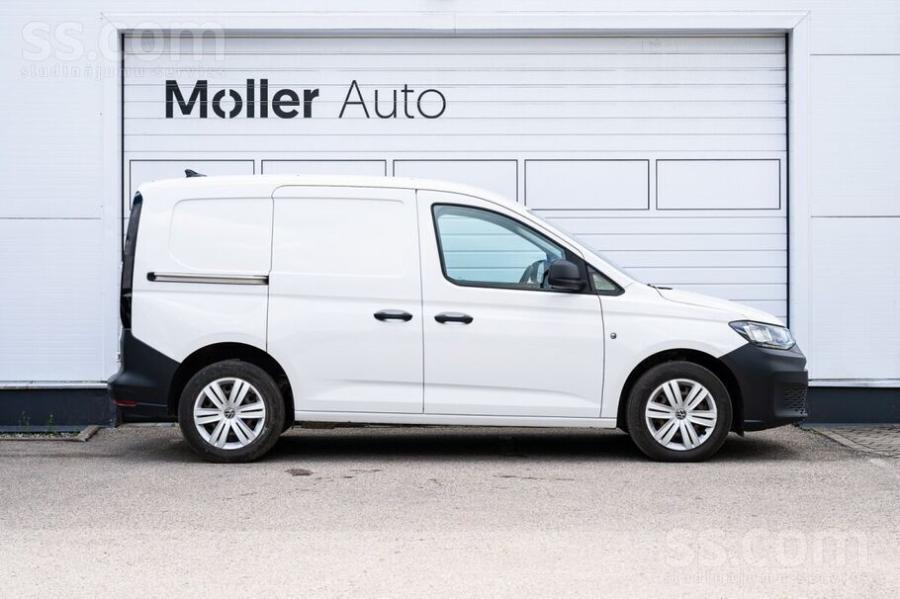 White Volkswagen Caddy 2021 in Riga, with an engine capacity of 2.00 L and mileage of 110 thousand km for 12950 €, photo 6 on AUTOMOTO.COM.LV