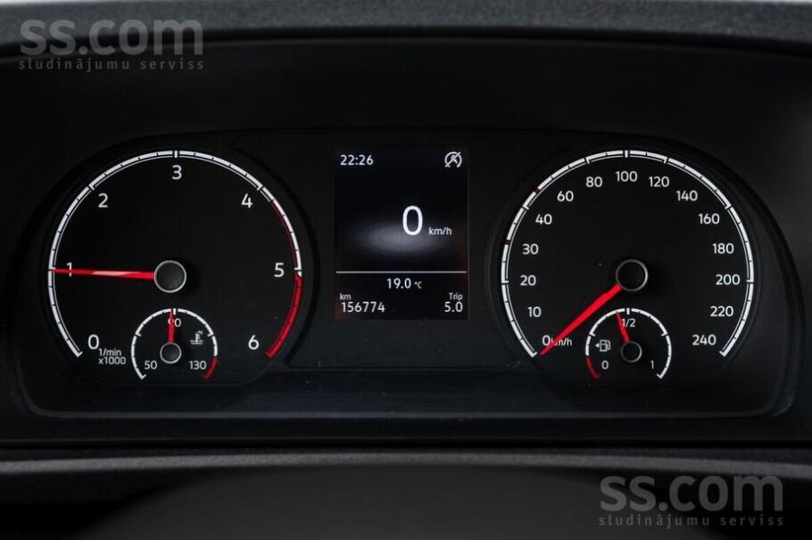 White Volkswagen Caddy 2021 in Riga, with an engine capacity of 2.00 L and mileage of 110 thousand km for 12950 €, photo 13 on AUTOMOTO.COM.LV