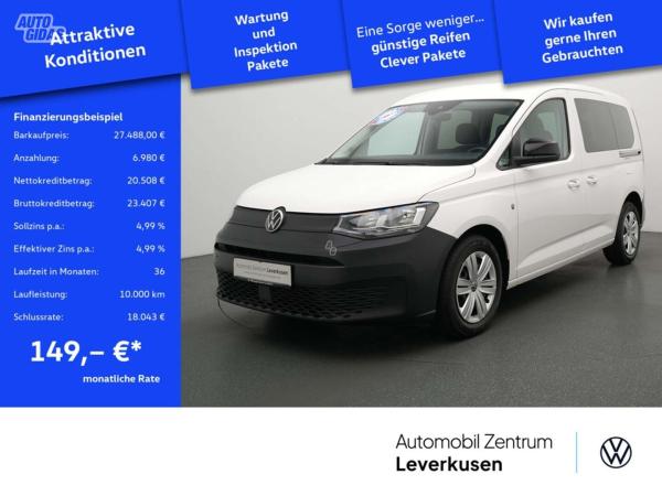 Balts Volkswagen Caddy 2022 Kauņa, ar dzinēja tilpumu 2.00 L un nobraukumu 52 tūkst. km par 30113 €, foto 1 vietnē AUTOMOTO.COM.LV