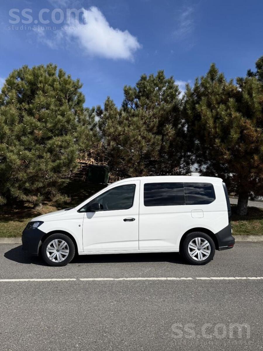 Balts Volkswagen Caddy 2022 Ogre, ar dzinēja tilpumu 2.00 L un nobraukumu 193 tūkst. km par 10999 €, foto 5 vietnē AUTOMOTO.COM.LV