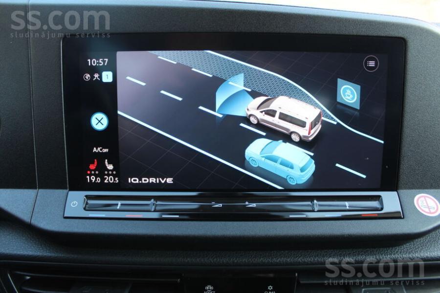 Balts Volkswagen Caddy 2022 Liepāja, ar dzinēja tilpumu 2.00 L un nobraukumu 229 tūkst. km par 16000 €, foto 14 vietnē AUTOMOTO.COM.LV