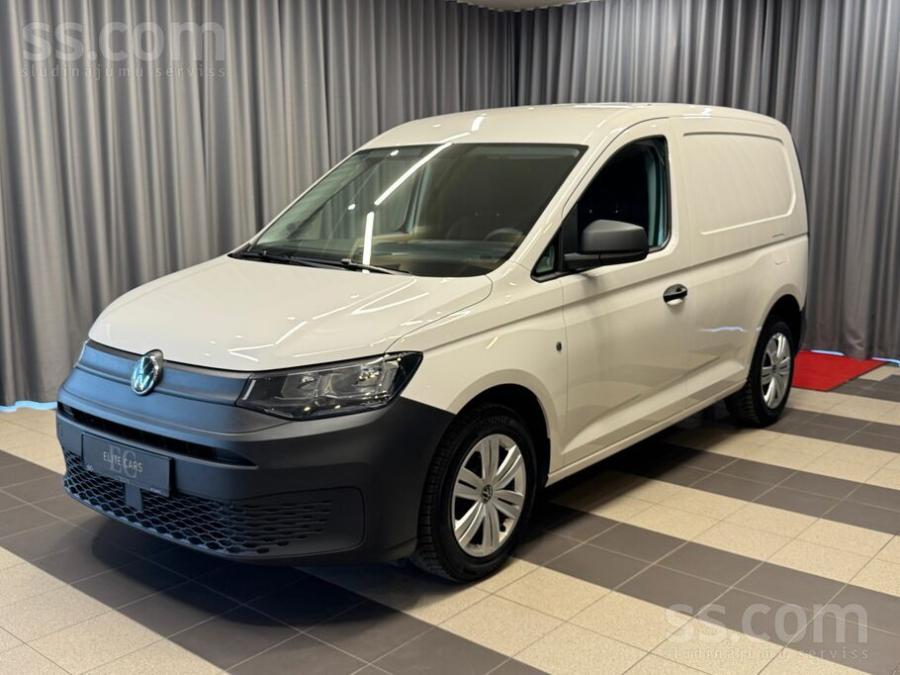 White Volkswagen Caddy 2022 in Riga, with an engine capacity of 2.00 L and mileage of 198 thousand km for 10490 €, photo 1 on AUTOMOTO.COM.LV