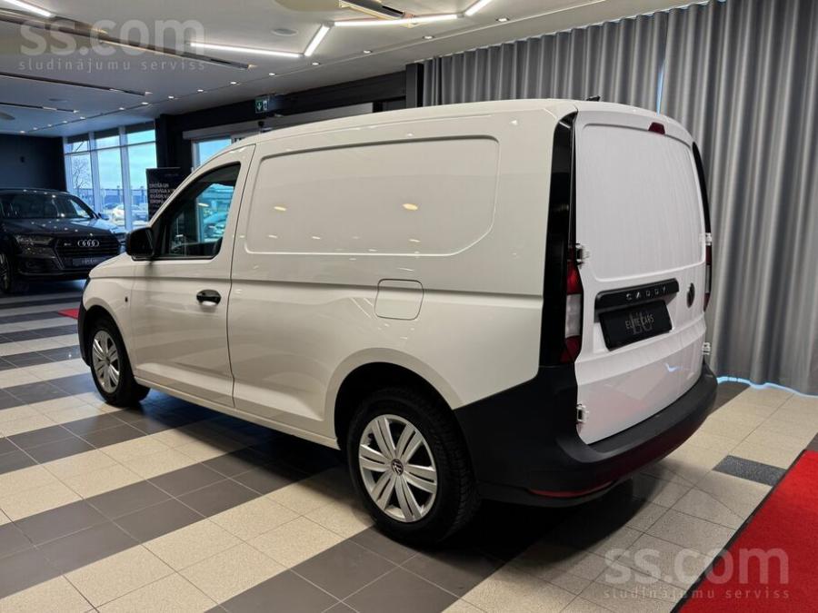 White Volkswagen Caddy 2022 in Riga, with an engine capacity of 2.00 L and mileage of 198 thousand km for 10490 €, photo 7 on AUTOMOTO.COM.LV