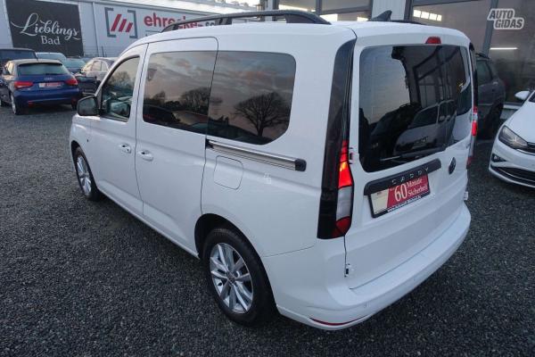 White Volkswagen Caddy 2023 in Kaunas, with an engine capacity of 2.00 L and mileage of 62 thousand km for 28570 €, photo 7 on AUTOMOTO.COM.LV