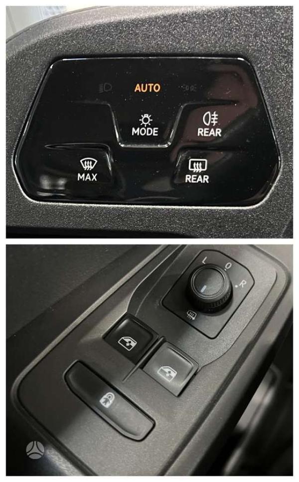 White Volkswagen Caddy 2023 in Kaunas, with an engine capacity of 1.97 L and mileage of 229 thousand km for 13900 €, photo 10 on AUTOMOTO.COM.LV