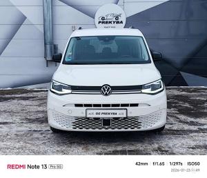 White Volkswagen Caddy 2024 in Kaunas, with an engine capacity of 2.00 L and mileage of 51 thousand km for 29950 €, photo 3 on AUTOMOTO.COM.LV