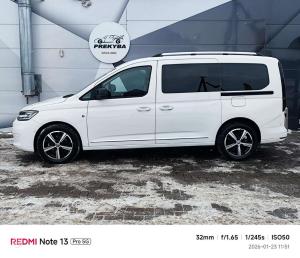 White Volkswagen Caddy 2024 in Kaunas, with an engine capacity of 2.00 L and mileage of 51 thousand km for 29950 €, photo 7 on AUTOMOTO.COM.LV