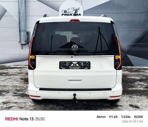 White Volkswagen Caddy 2024 in Kaunas, with an engine capacity of 2.00 L and mileage of 51 thousand km for 29950 €, photo 10 on AUTOMOTO.COM.LV