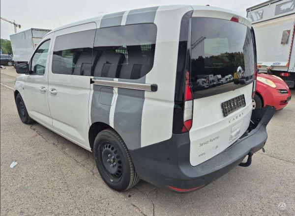 Volkswagen Caddy 2025 in Klaipeda on AUTOMOTO.COM.LV White Volkswagen Caddy 2025 in Klaipeda, with an engine capacity of 1.97 L and mileage of 9 thousand km for 12000 €, photo 3 on AUTOMOTO.COM.LV