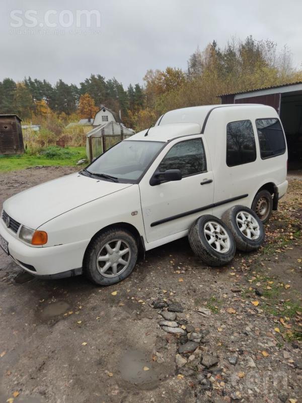 Белый Фольксваген Кадди 2000 в Елгава, объемом двигателя 1.90 л и пробегом 25 тыс. км за 1250 €, фото 3 на AUTOMOTO.COM.LV