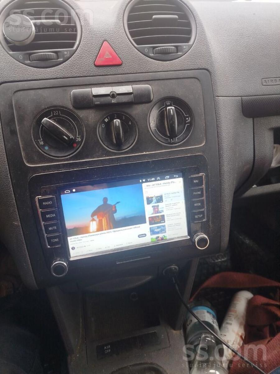 Balts Volkswagen Caddy 2005 Rīga, ar dzinēja tilpumu 1.90 L un nobraukumu 617 tūkst. km par 1000 €, foto 8 vietnē AUTOMOTO.COM.LV